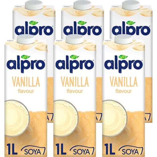 Alpro Soya Vanilla Drink (6 x 1L)